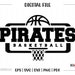 Basketball Svg, Pirate Basketball Svg, Pirate, Pirates, Basketball, Svg ...