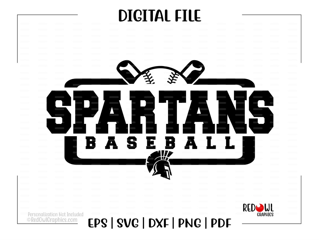 Baseball Svg, Spartan Baseball Svg, Spartan, Spartans, Baseball, Svg ...