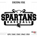 Baseball Svg, Spartan Baseball Svg, Spartan, Spartans, Baseball, Svg ...