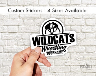 Wrestling Window Decal - Etsy