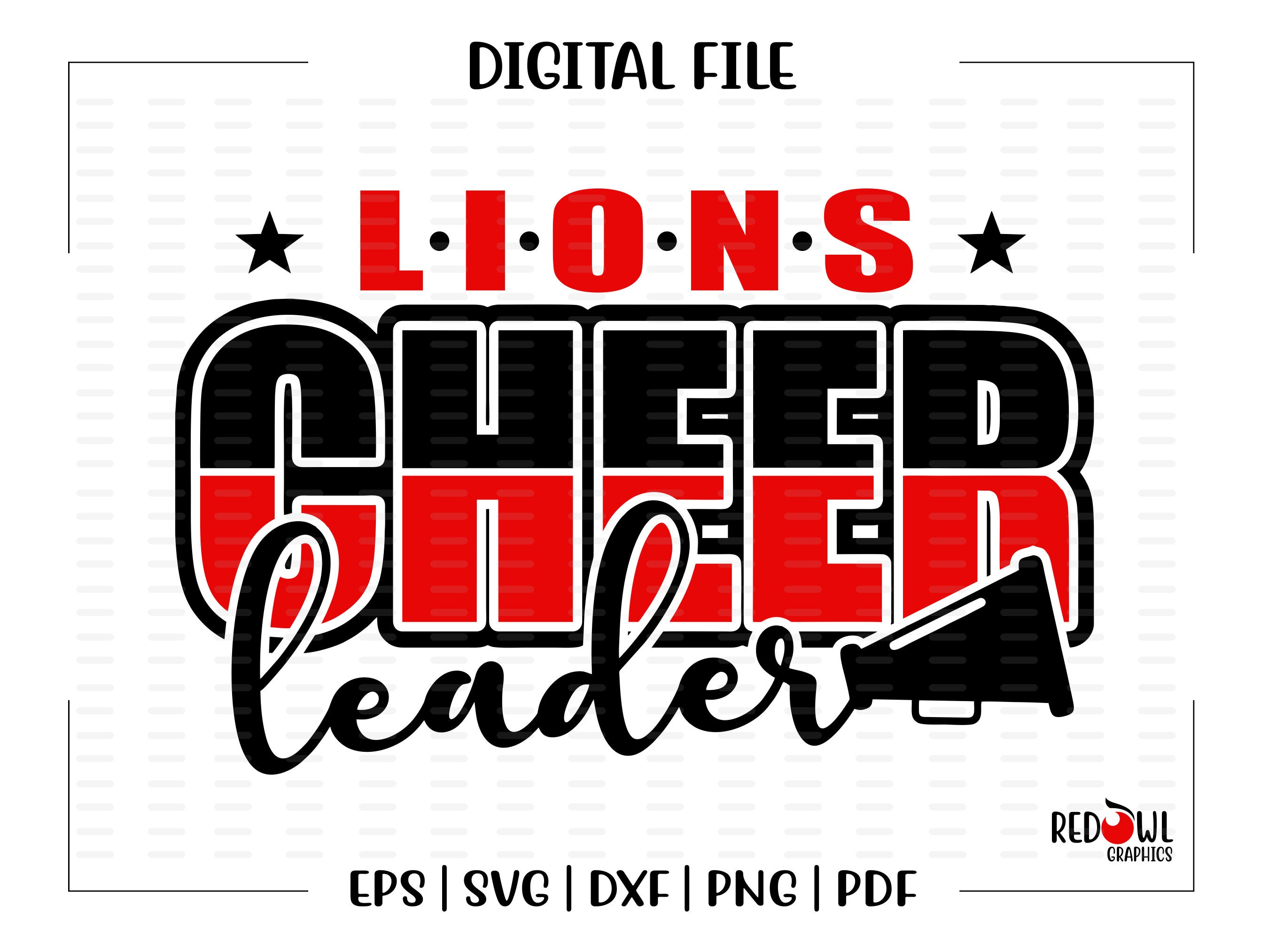Cheer Svg, Lion Cheer, Lion, Lions, Cheer, Cheerleader, Cheerleading ...