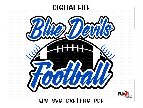 Blue Devils Football Logo