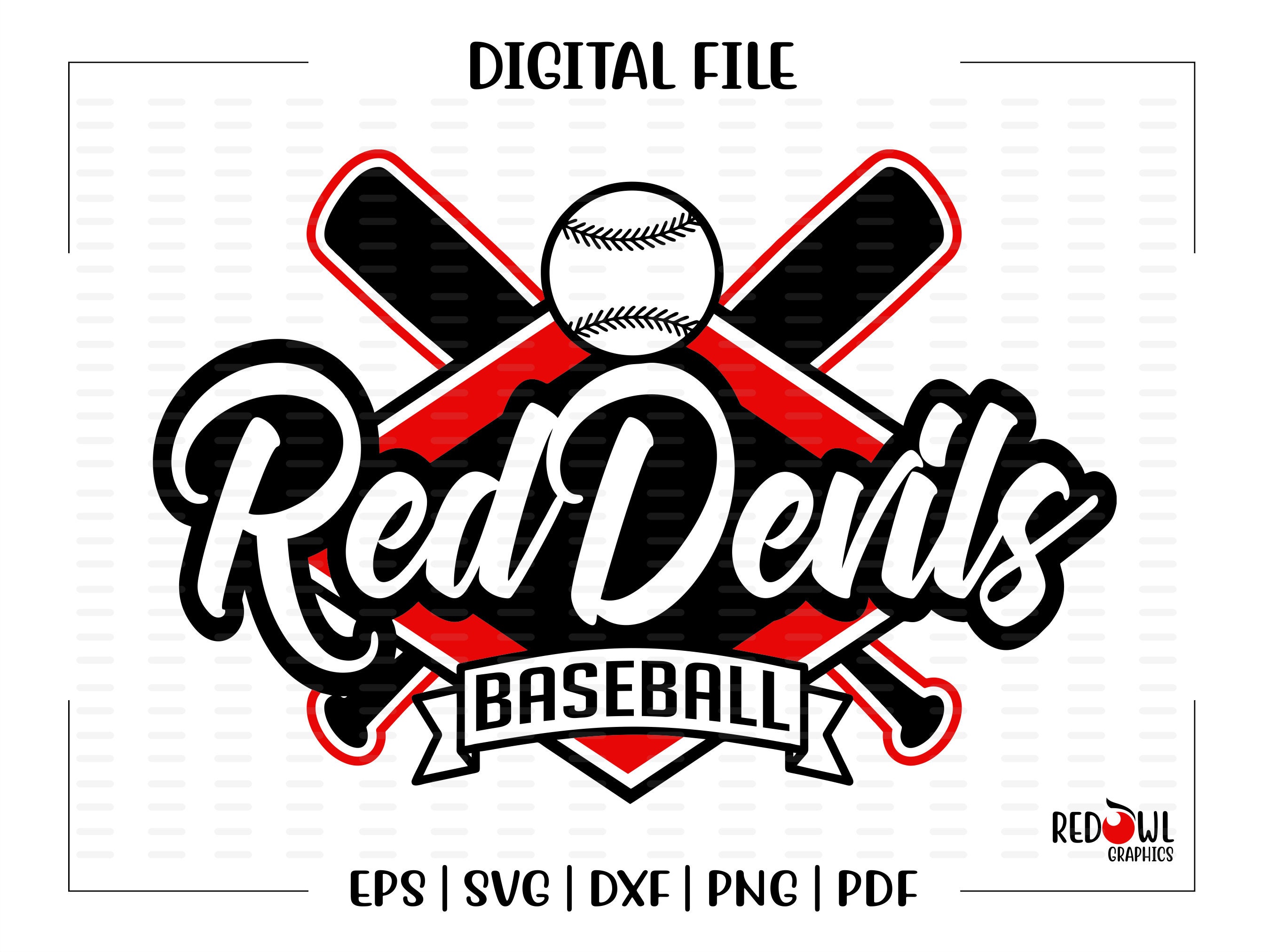 Baseball Svg Red Devil Baseball Svg Red Devil Devils - Etsy Canada