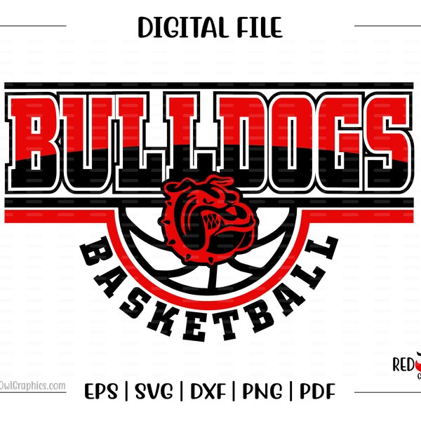 Bulldog Basketball Svg - Etsy