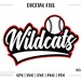 Baseball Svg, Wildcat Baseball Svg, Wildcat, Wildcats, Baseball, Svg ...