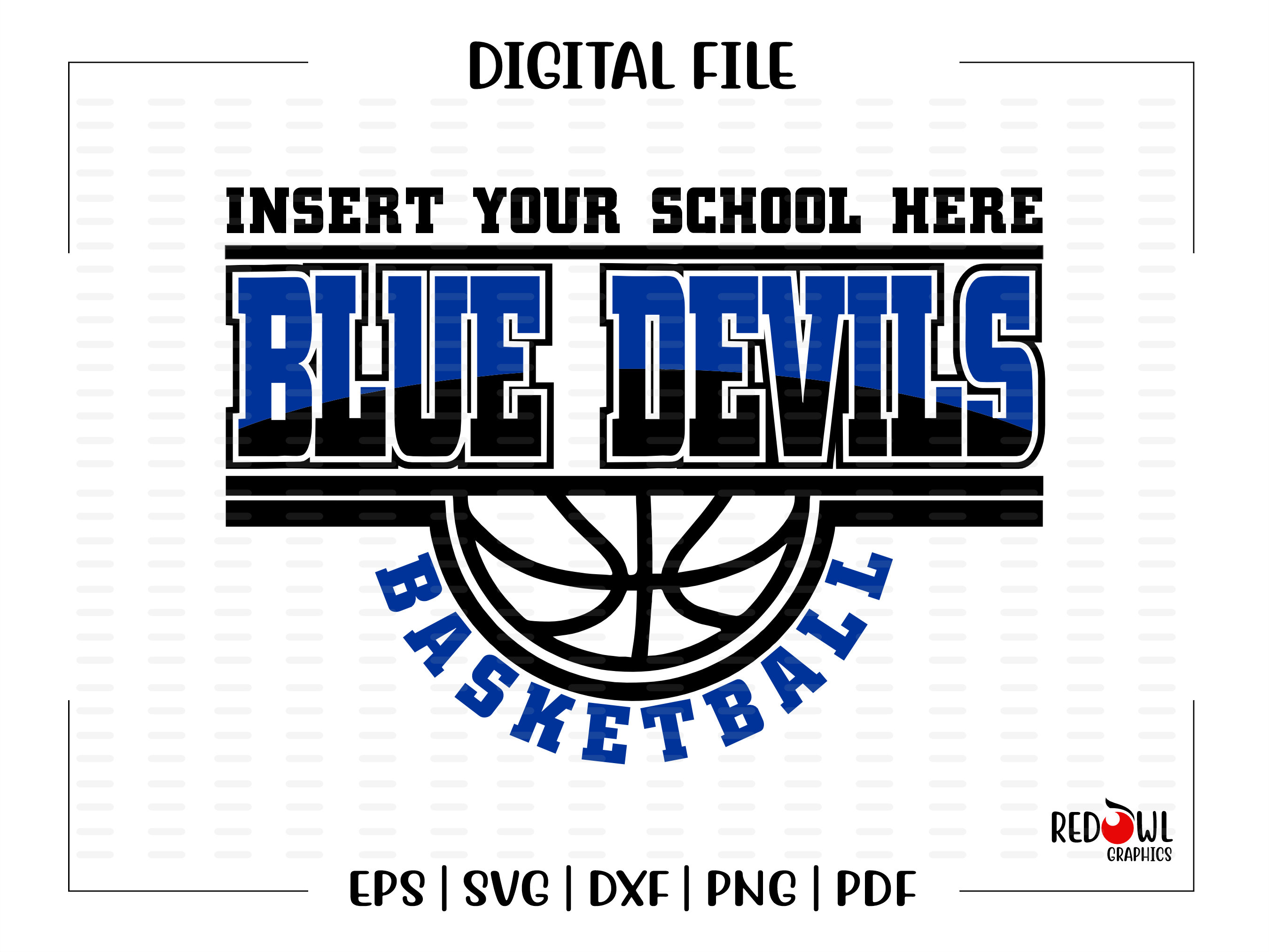 Blue Devils Basketball Logo