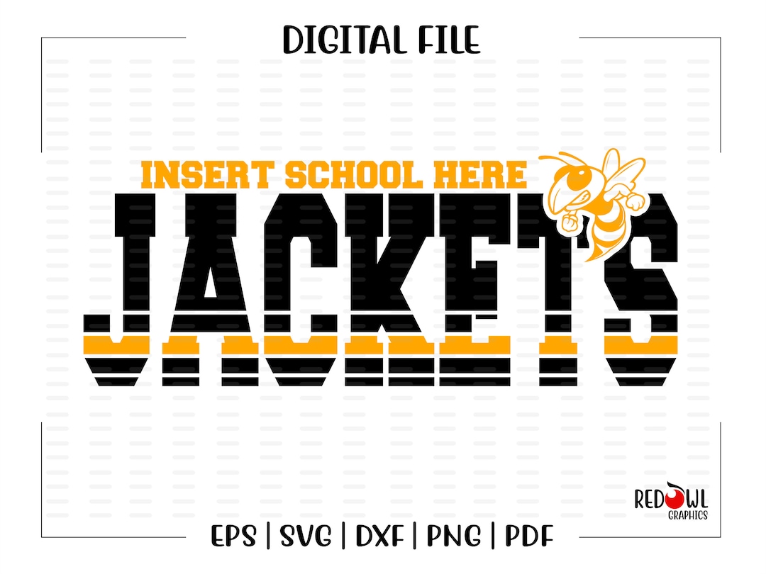 Jackets Svg, Yellowjackets Svg, Jacket, Jackets, Yellowjackets, Svg ...