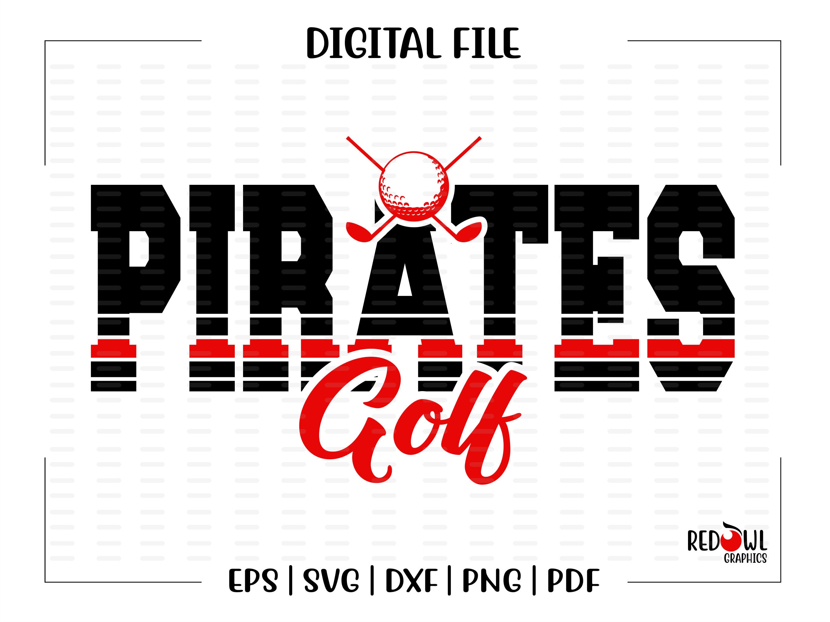 Golf Svg Pirate Golf Svg Pirate Pirates Golf Svg Dxf | Etsy