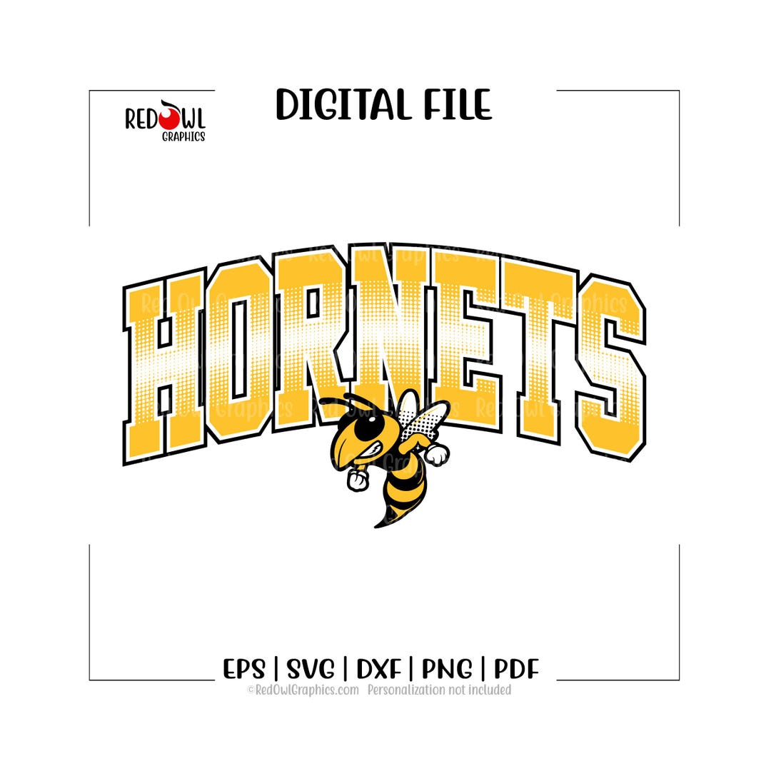 Hornet Svg, Hornets Svg, Hornets Png, Hornet, Mascot, School, Svg, Dxf ...