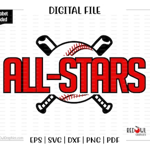All Star Svg, All-star Svg, Baseball Svg, Baseball, All Stars, All ...