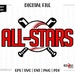 All Star Svg, All-star Svg, Baseball Svg, Baseball, All Stars, All ...