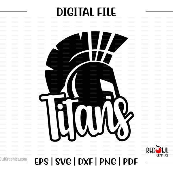Titans Stencil - Etsy