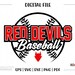 Baseball Svg, Red Devil Baseball Svg, Red Devil, Devils, Baseball ...