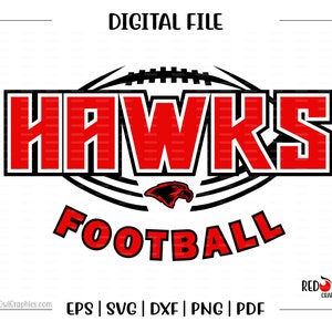 Football Svg, Hawk Football, Hawk, Hawks, Football, Svg, Dxf, Eps, Png ...