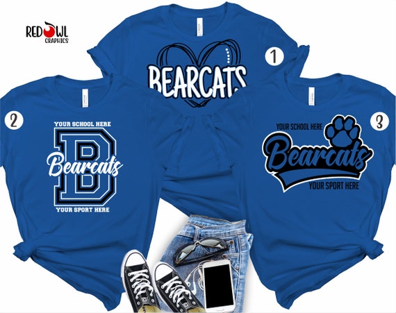 Personalized Bearcat Bearcats T-shirt Customized T-shirt - Etsy