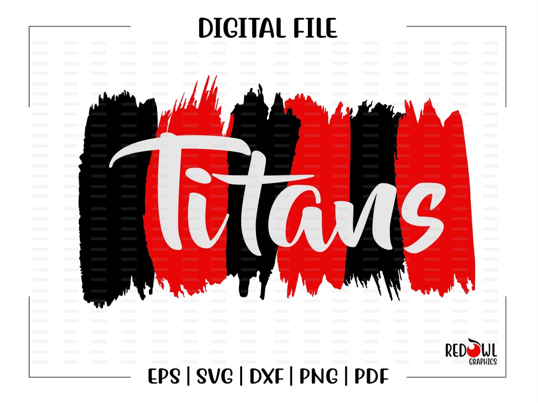 Titan Svg, Titan, Titans Svg, Titans, Design, Brush, Stroke, Svg, Dxf ...