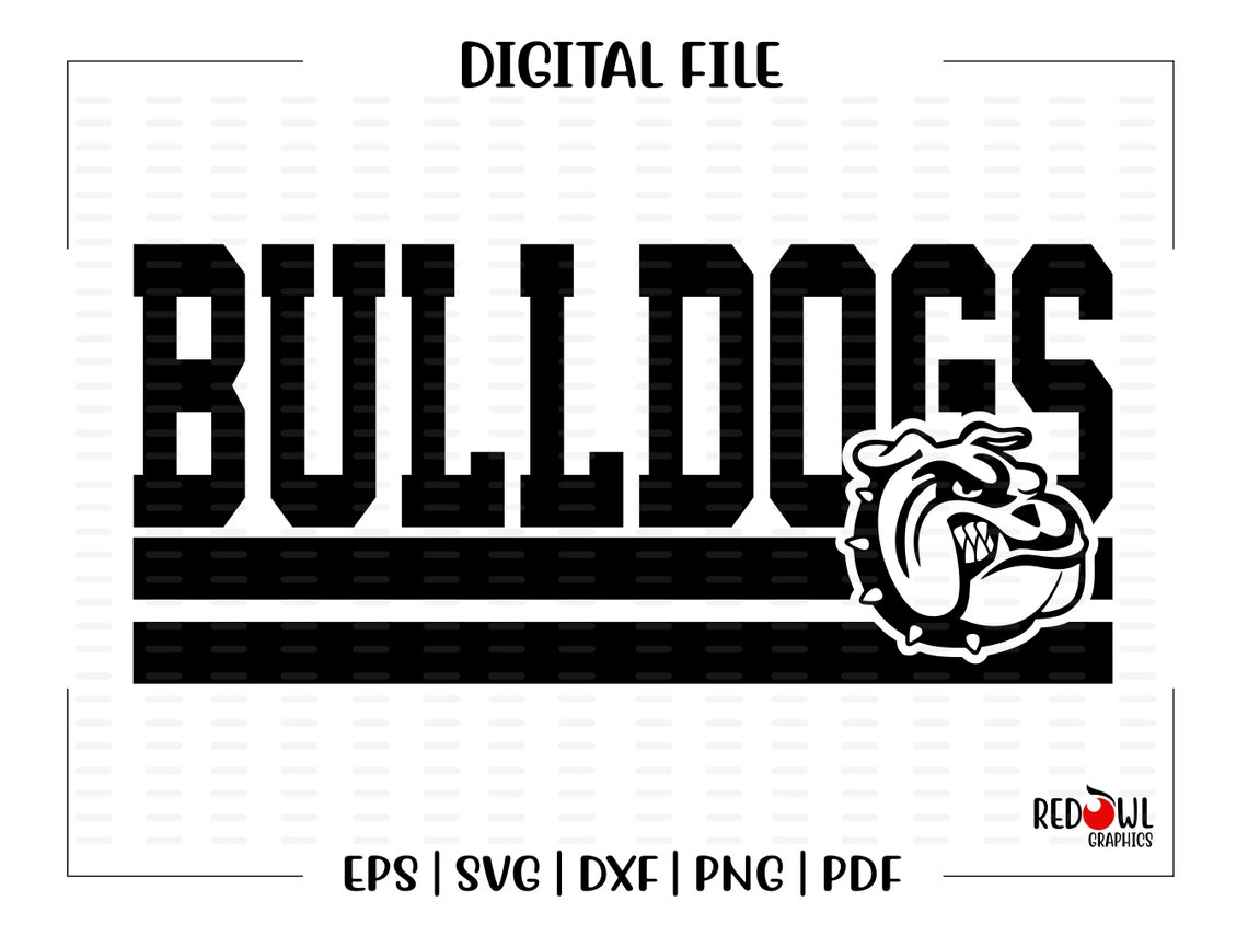 Bulldog Svg Bulldogs Svg Bulldog Bulldogs Svg Dxf Eps - Etsy