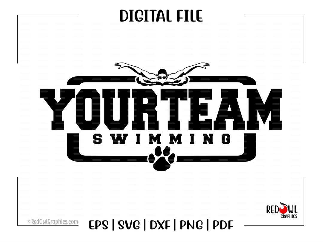 Custom, Personalized, Swimming Svg, Diving Svg, Swim and Dive, Swimming ...