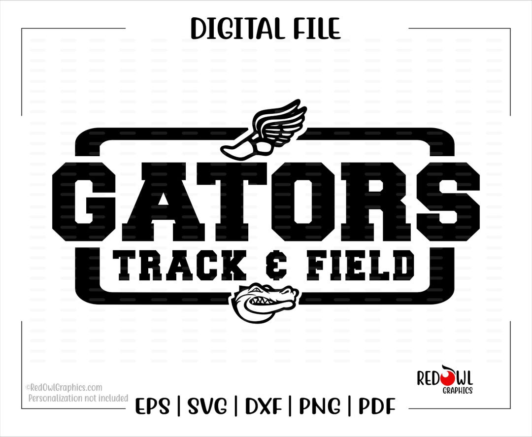 Track Svg, Gator Track Svg, Gator, Gators, Track, Svg, Dxf, Eps, Png ...
