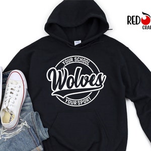 Wolves Shirt, Wolves T-shirt, Wolves, Wolf, T-shirt, Sweatshirt, Hoodie ...