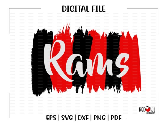 Ram Svg Brush Stroke Rams Ram Clipart Image Design | Etsy