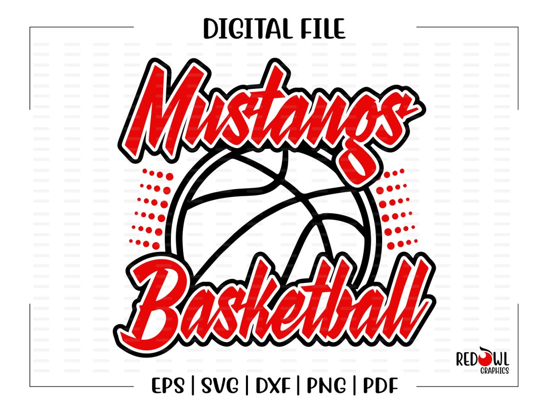 Mustang Basketball Svg, Basketball Svg, Mustang, Mustangs, Basketball ...