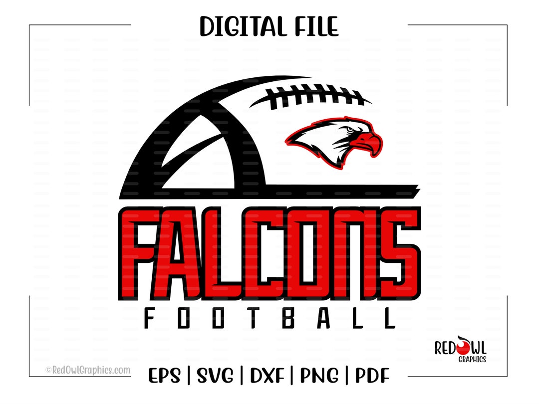 Football Svg, Falcon Football Svg, Falcon, Falcons, Football, Svg, Dxf ...