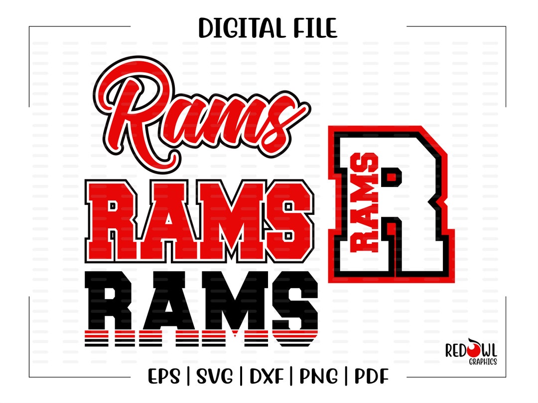 Rams Svg, Ram Svg, Rams, Ram, Script, Text, Clipart, Svg, Dxf, Eps, Png ...