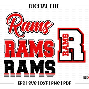 Rams Svg, Ram Svg, Rams, Ram, Script, Text, Clipart, Svg, Dxf, Eps, Png ...