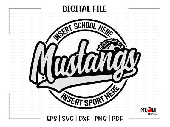 Mustangs Svg Mustang Svg Mustang Mustangs Clipart Design - Etsy