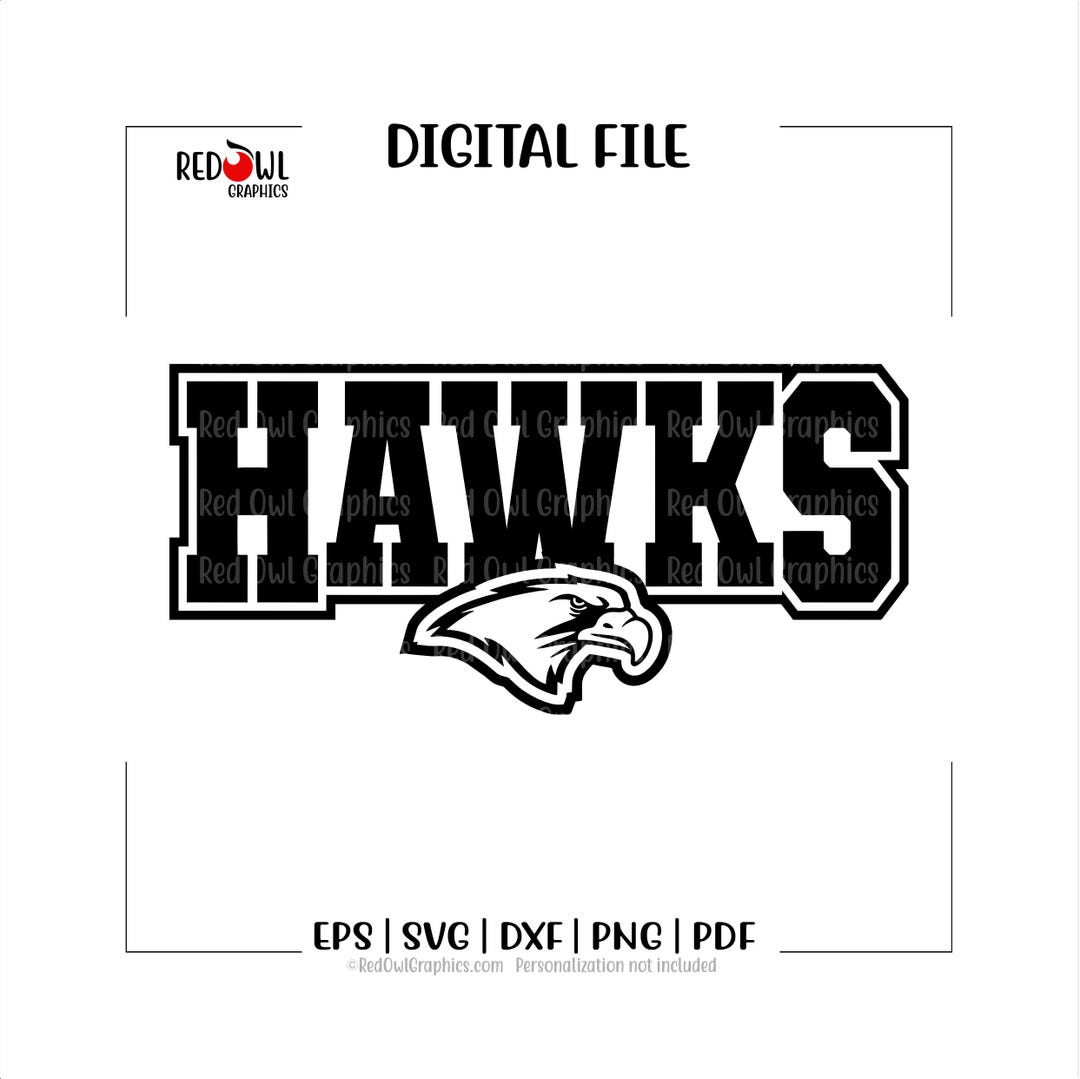 Hawk Svg, Hawks Svg, Hawk, Hawks, Svg, Dxf, Eps, Png, Pdf, Sublimation ...