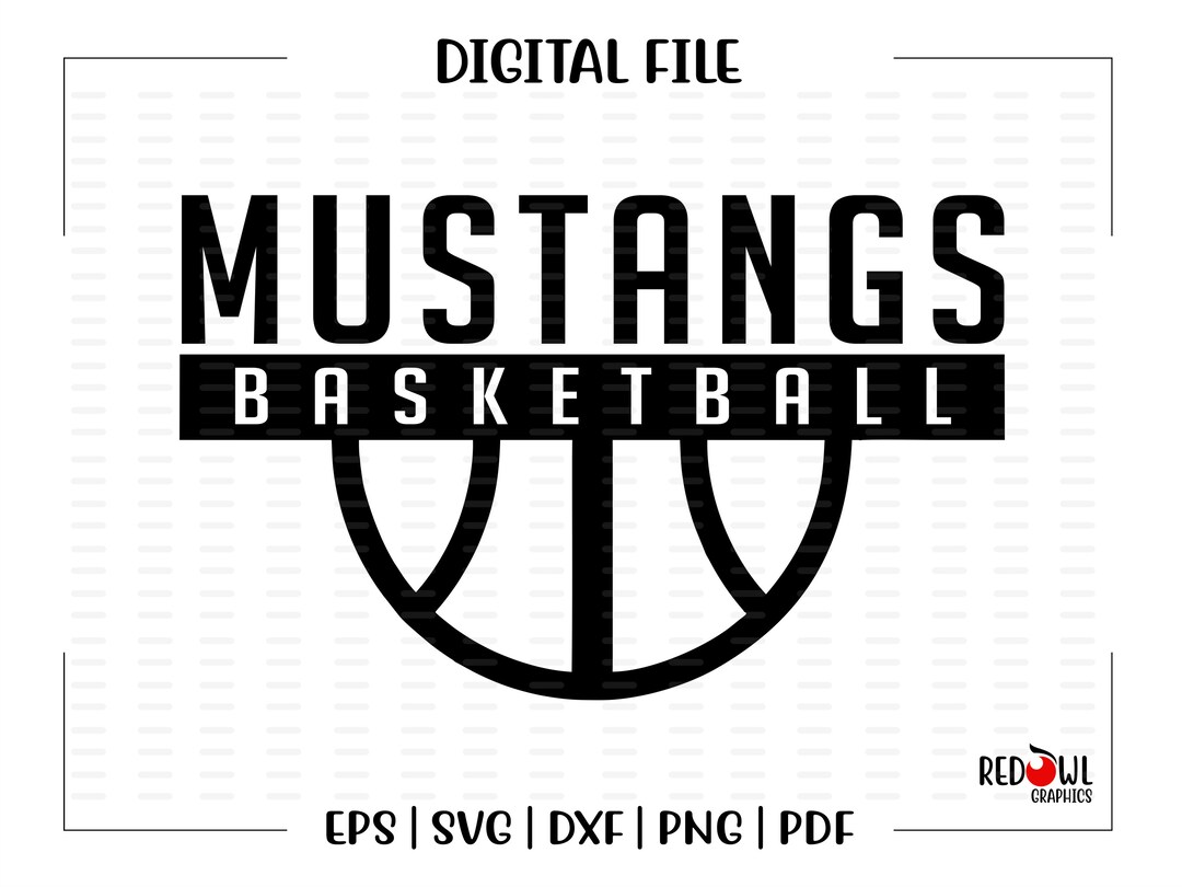 Mustang Basketball Svg, Basketball Svg, Mustang, Mustangs, Basketball ...