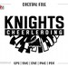 Cheer Svg Knight Cheerleading Knight Knights Cheer - Etsy