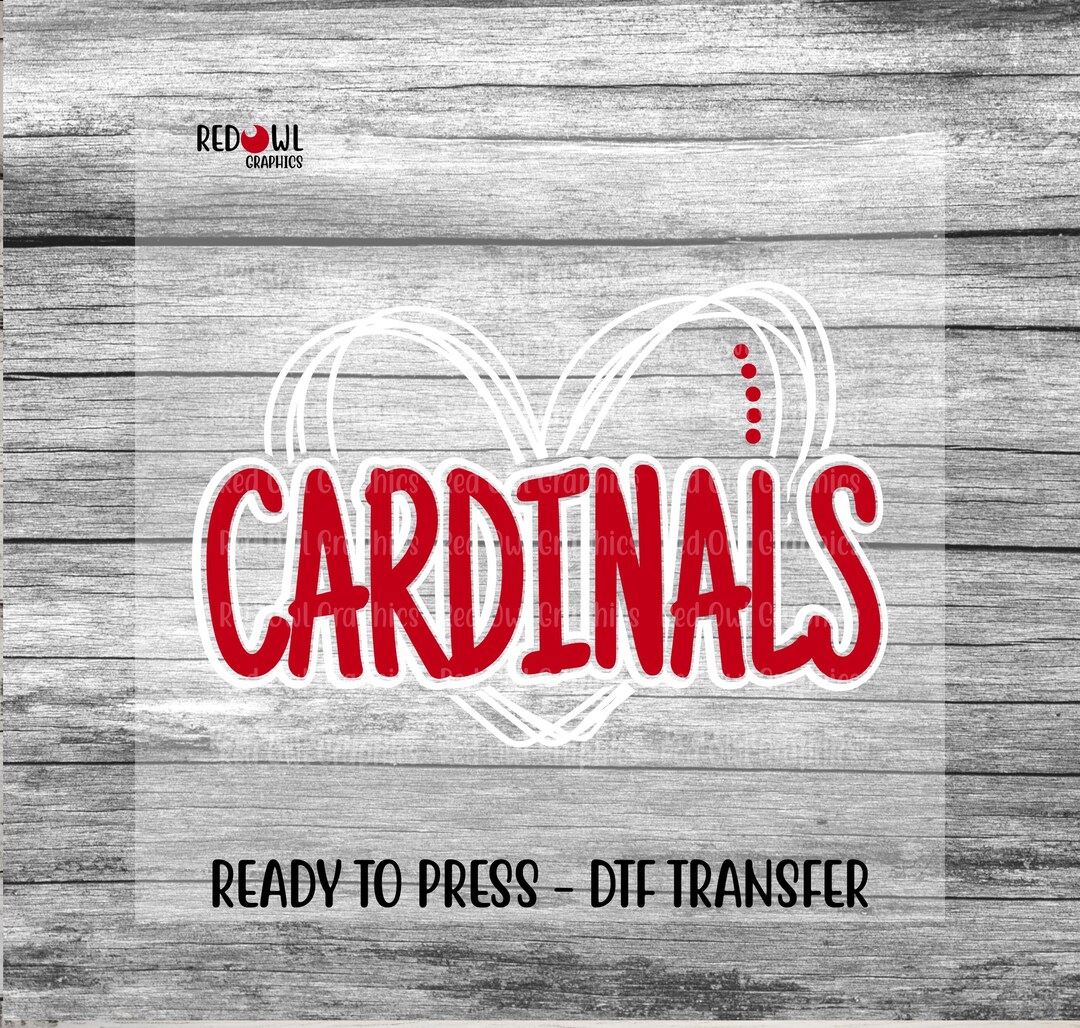Cardinals DTF, Cardinal, Ready to Press, Coach, Mom, Teacher, Custom ...