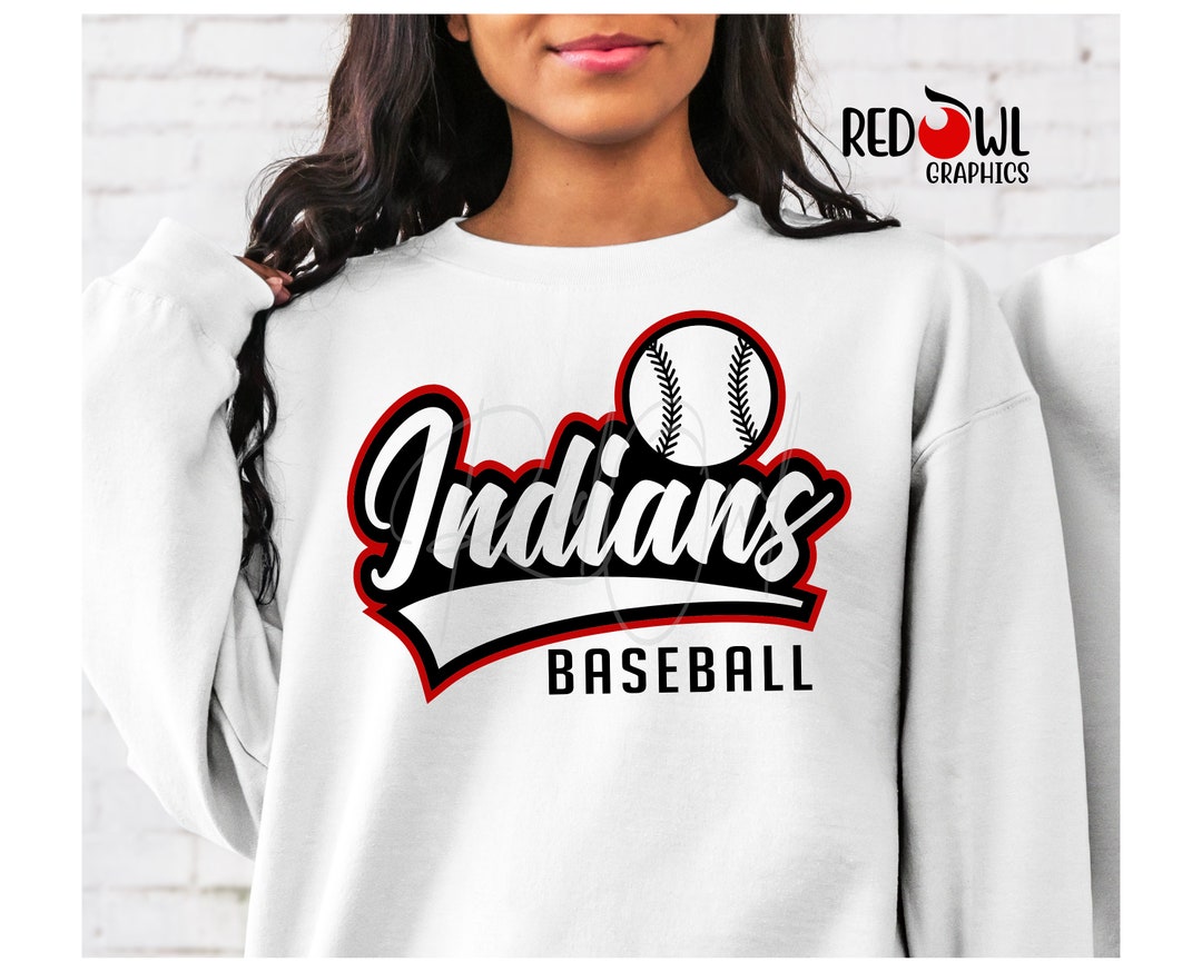 Baseball Shirt, Indians Shirt, Indians, Baseball, T-shirt, Sweatshirt ...