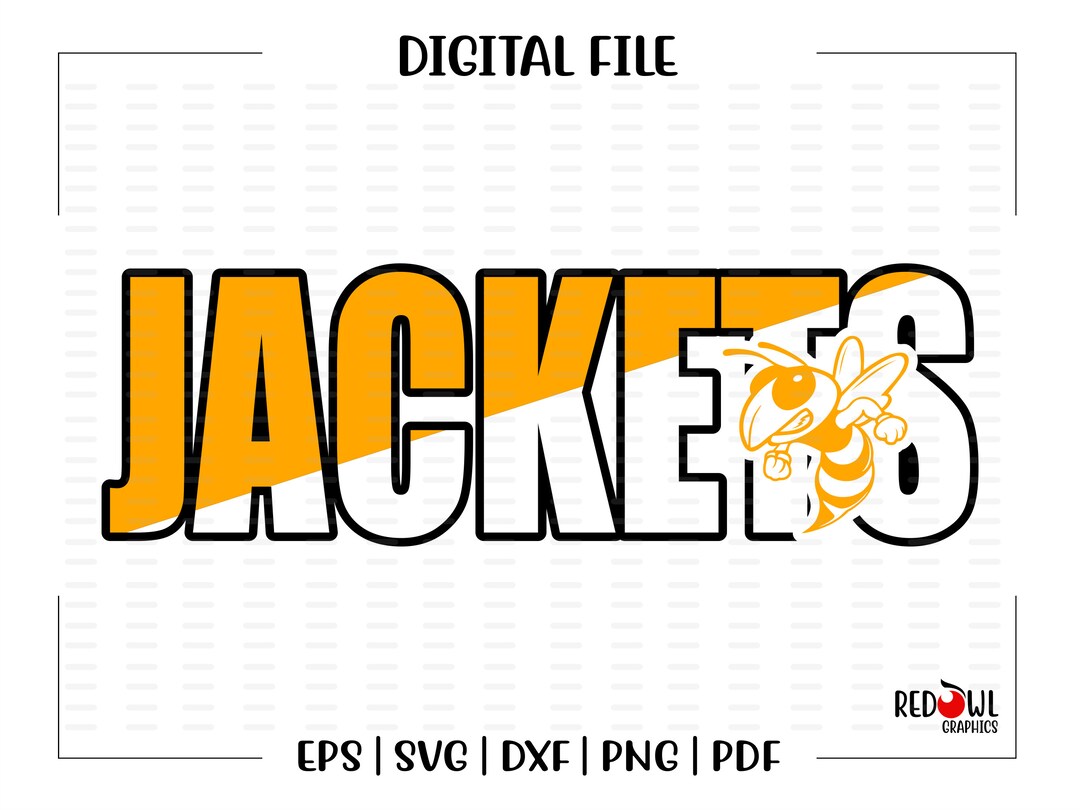 Jackets Svg, Yellowjackets Svg, Jacket, Jackets, Yellowjackets, Svg ...