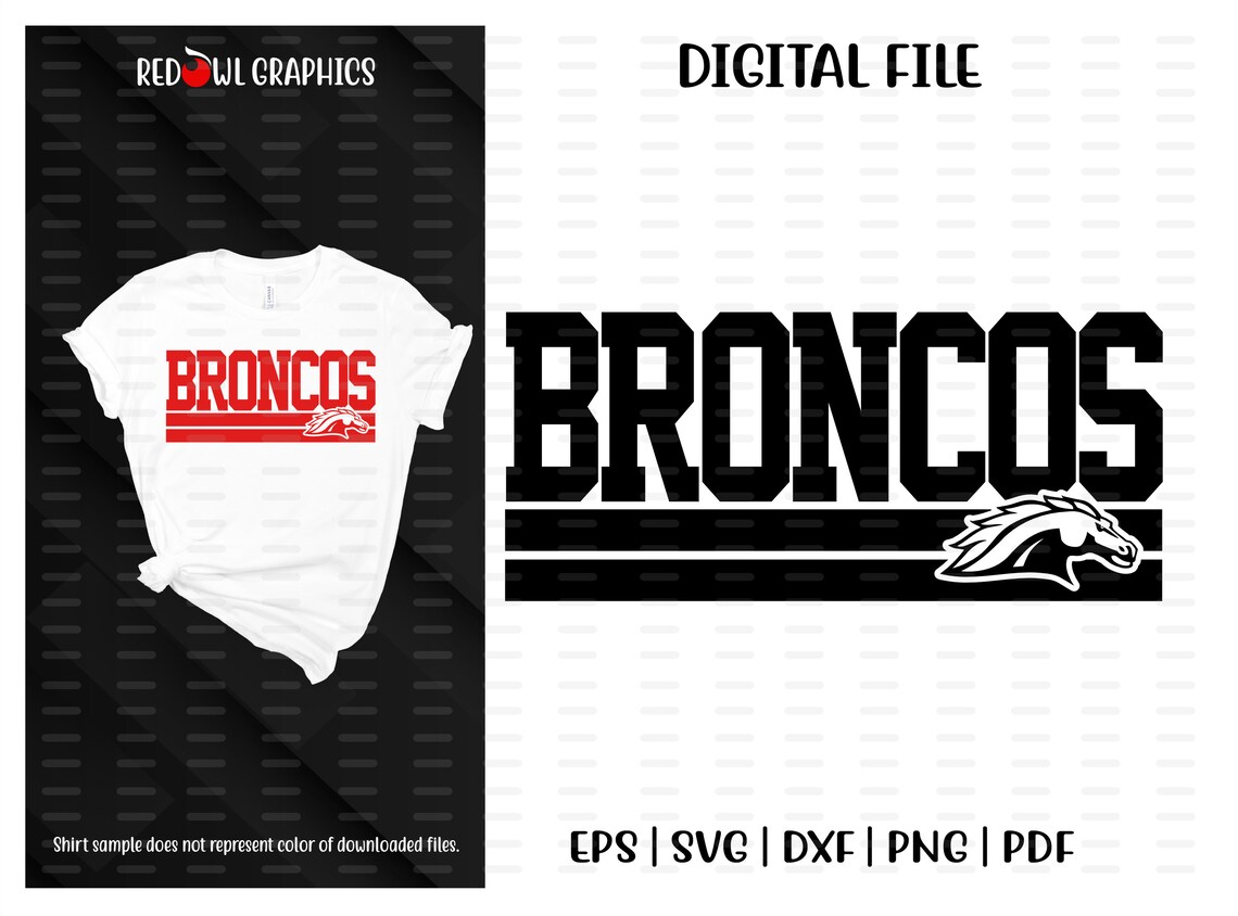 Bronco Svg Broncos Svg Bronco Broncos Clipart Design - Etsy
