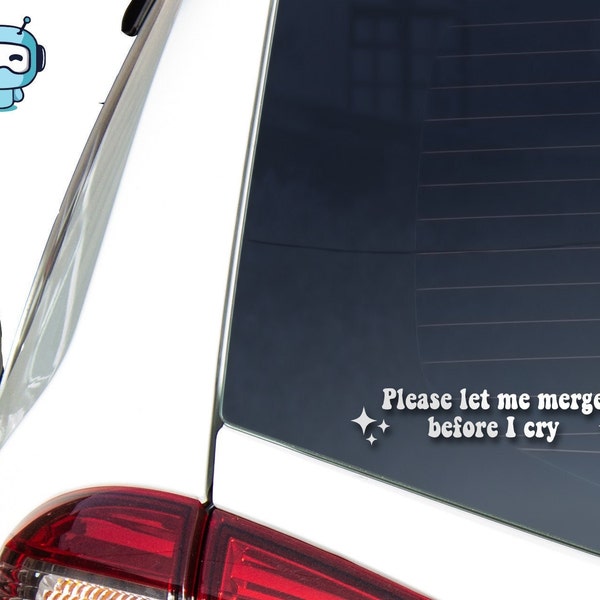Car Bumper Sticker Let Me Merge - Etsy