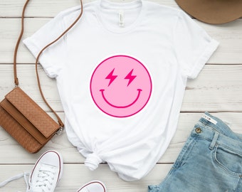Preppy Smiley Face Shirt - Etsy