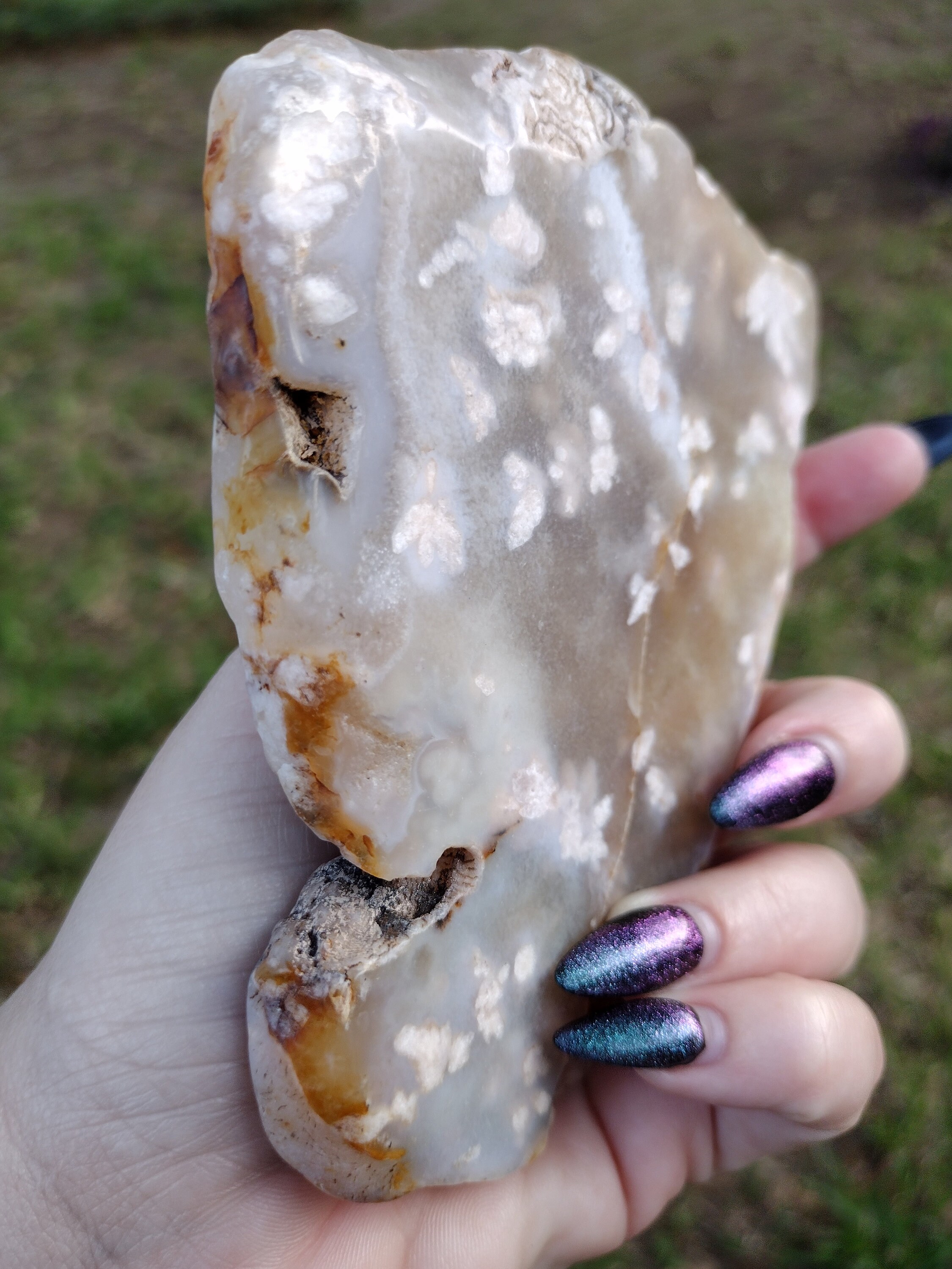 Stunning Flower Agate Blossom Slab - Etsy