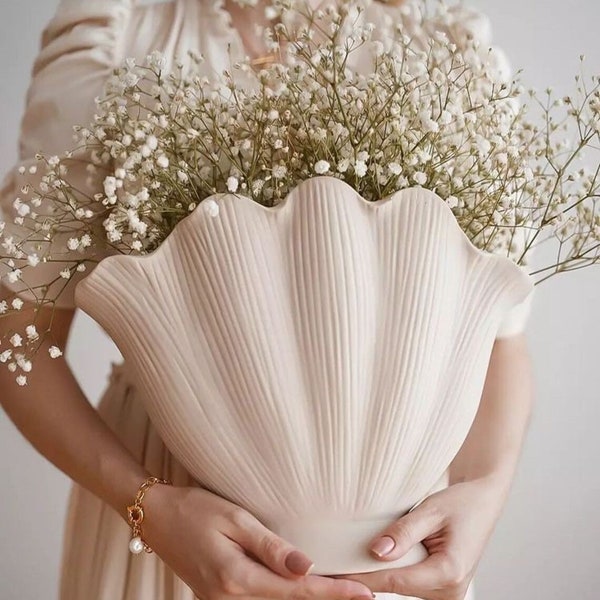 Seashell Vase - Etsy