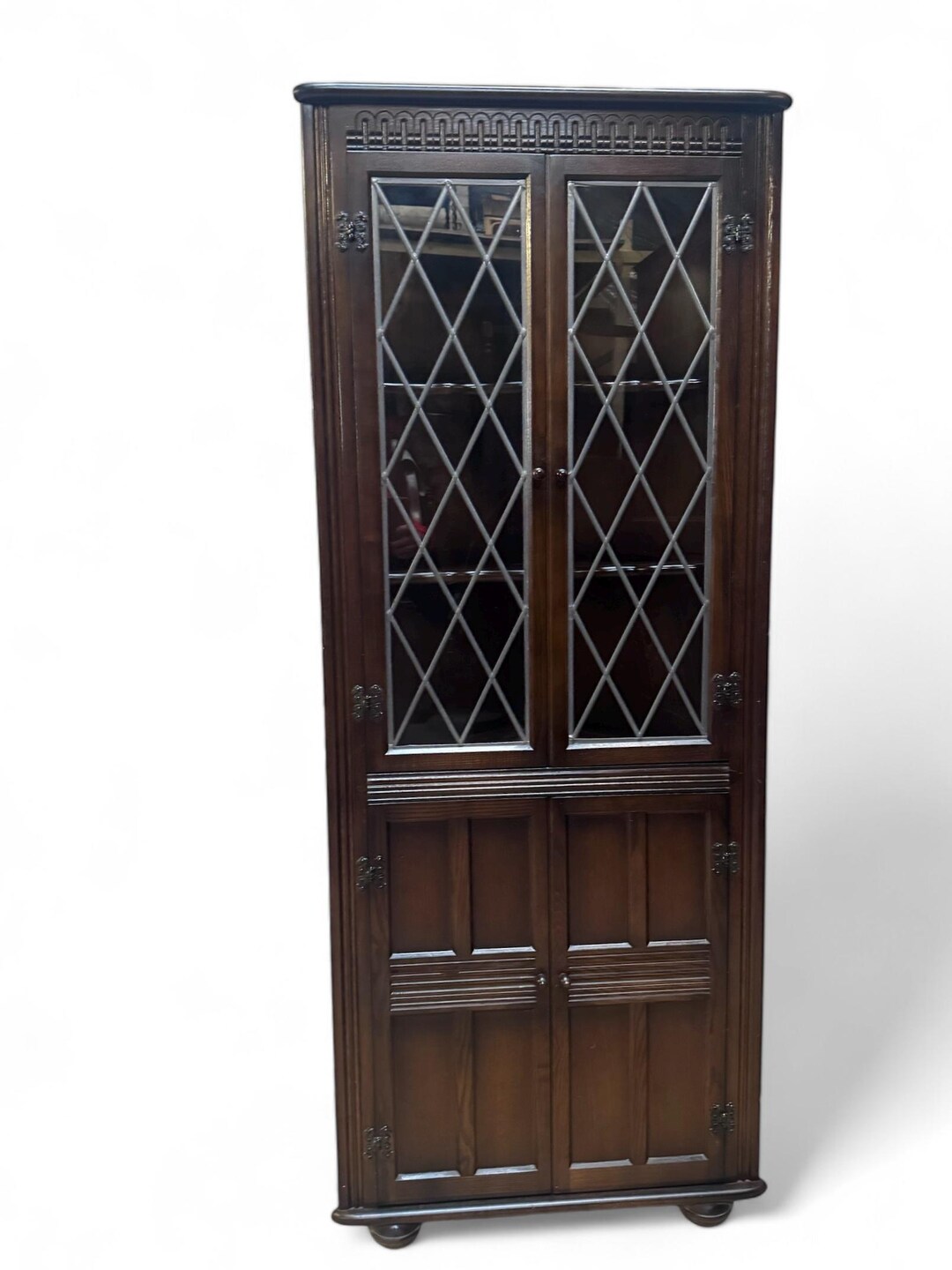 Vintage Priory Oak Corner Cabinet C1960 / Dark Oak / FREE DELIVERY ...