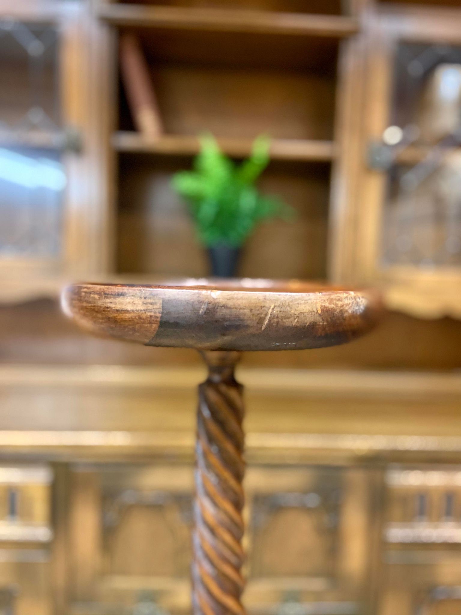 Vintage Large Turned Wood Column Plant Holder / / Solid Wood - Etsy