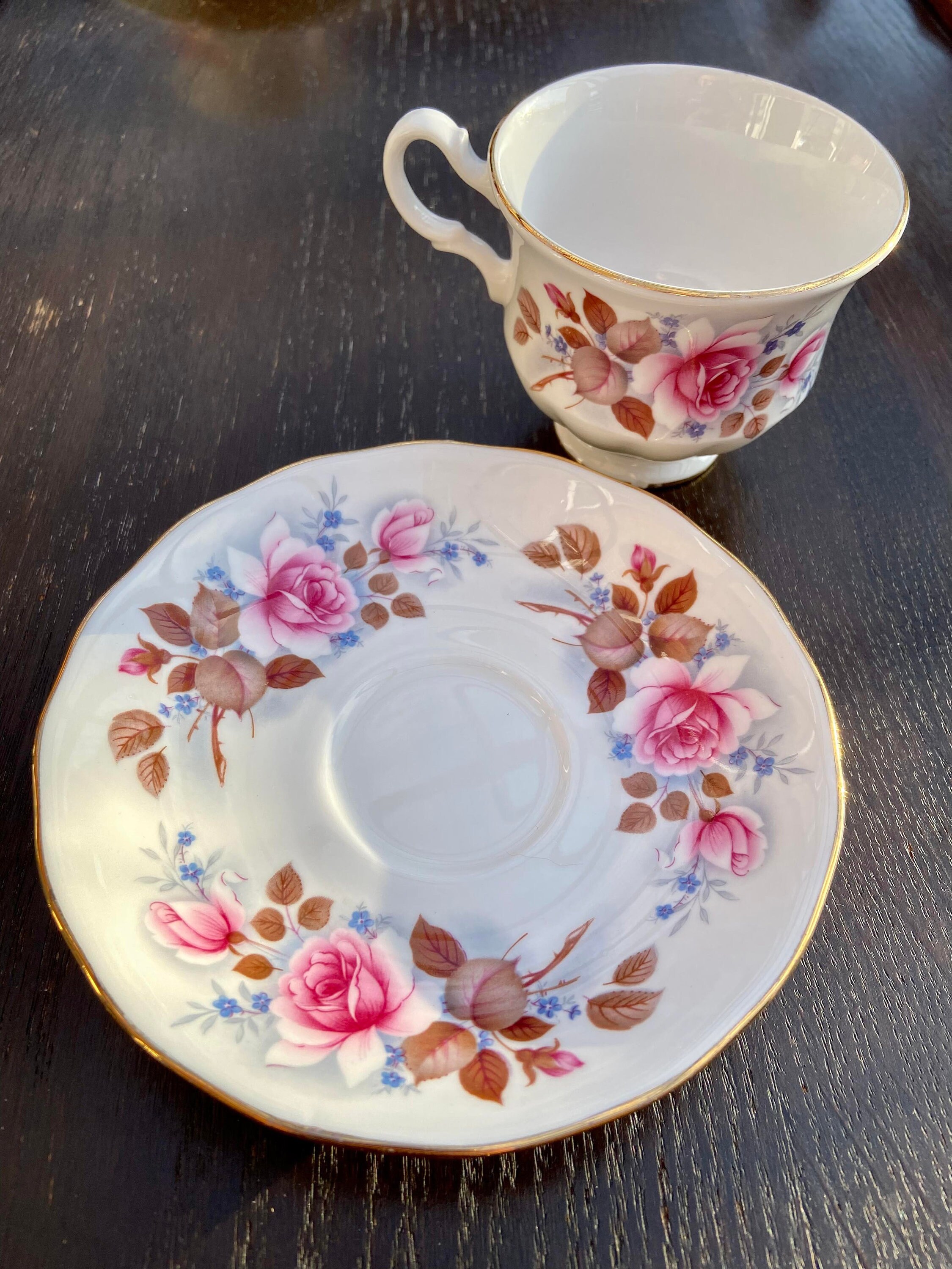 Vintage Pretty Shore & Coggins Queen Anne Tea Set / Dated 1970 / Set ...