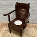 Antique Victorian Children Commode Chair / Solid Oak C1840 / FREE ...