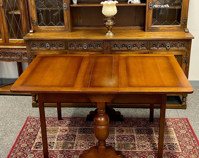 Antique / Harris Lebus Furniture / Drop Leaf Dining Table / From 1940s ...