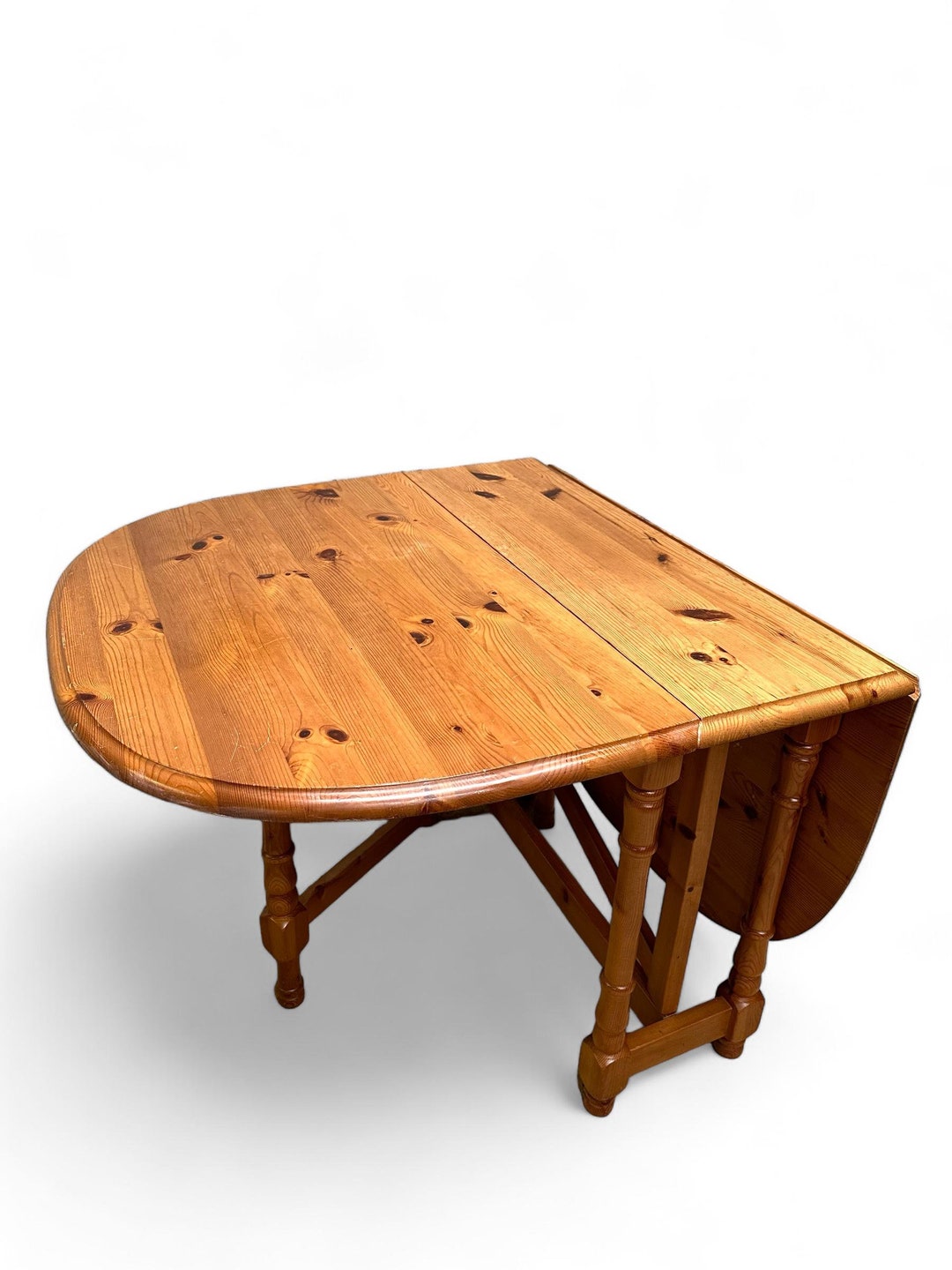 Vintage Pine Drop Leaf Kitchen Table C1970 / FREE DELIVERY - Etsy UK