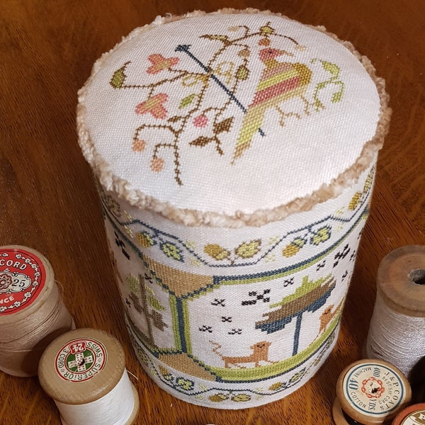 Cross Stitch Pin Drum - Etsy