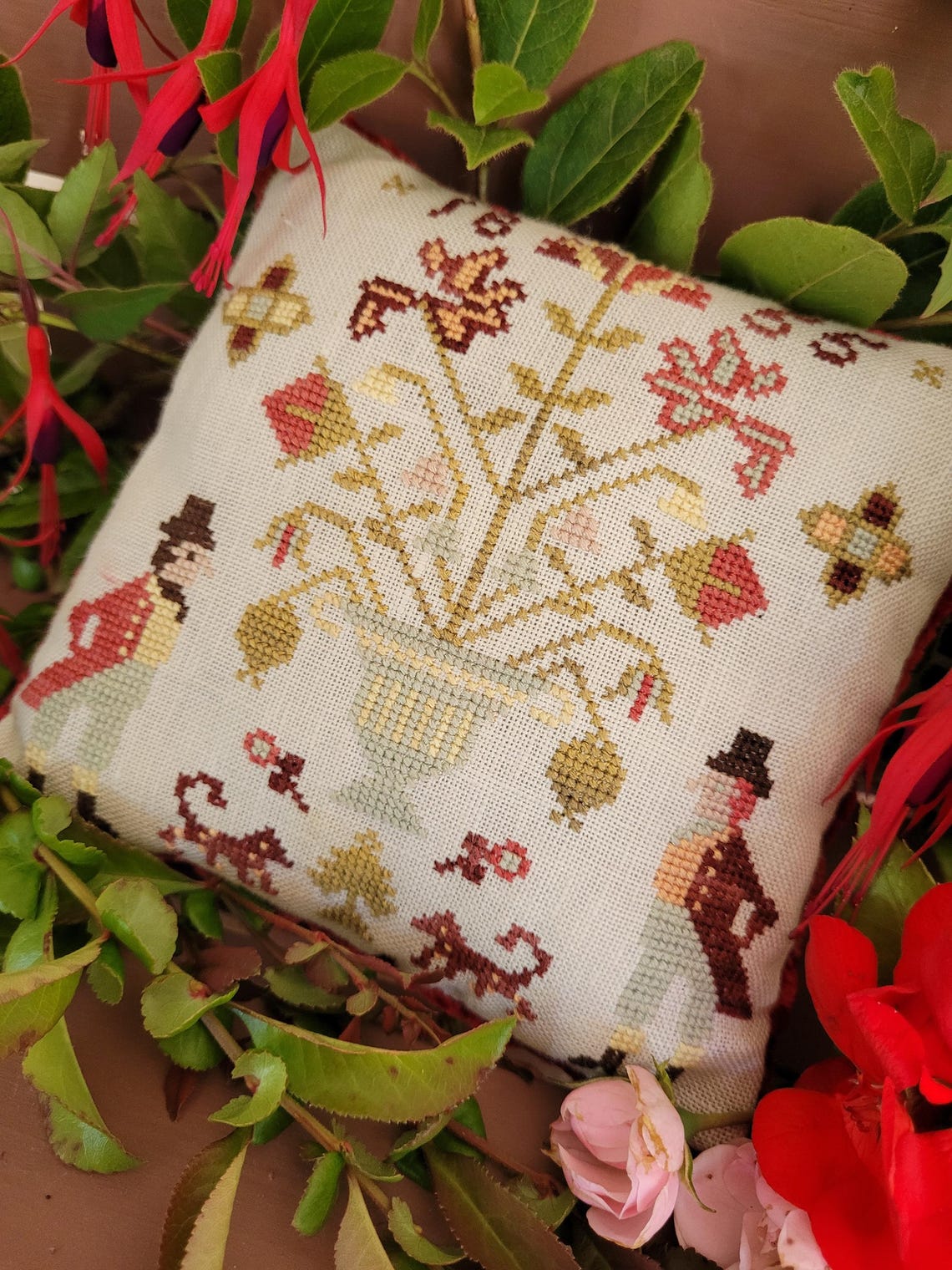 Christiana Turner 1855. A Reproduction Sampler Pdf Cross Stitch Pattern ...