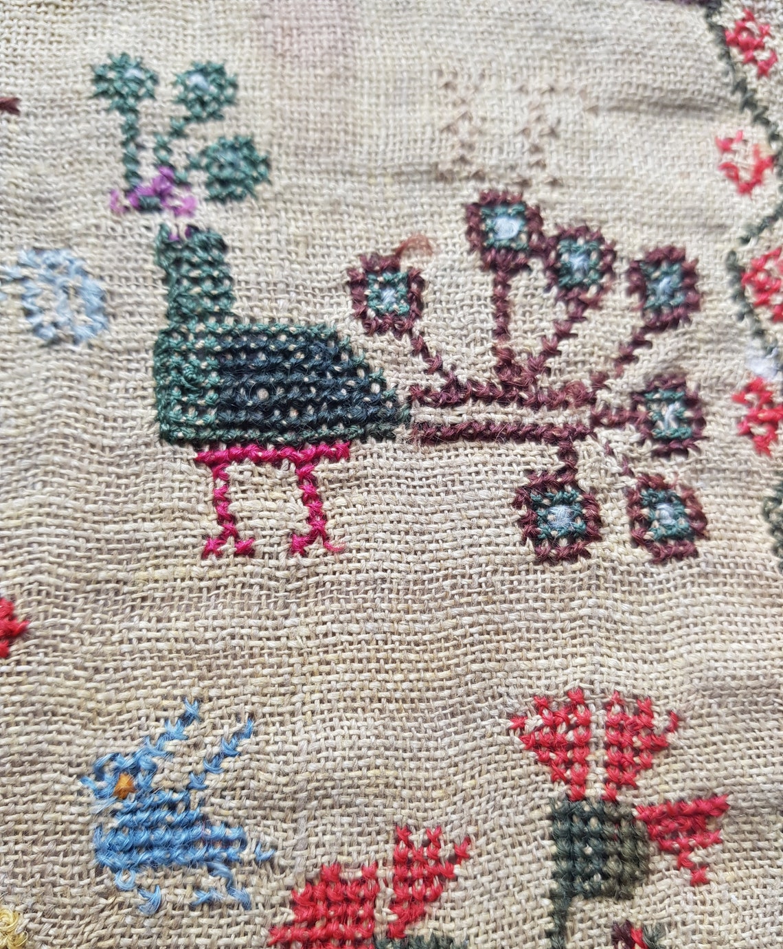 Christian Duguid 1844/1845 Scottish Reproduction Sampler Pdf - Etsy